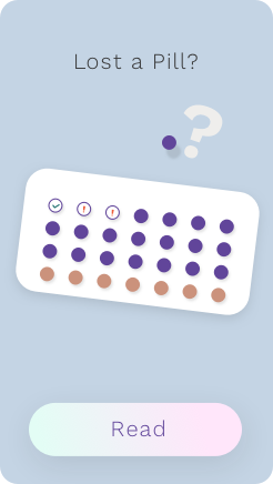 Lost a pill? – More Than a Period Tracker. Unlock Your Hormonal Insights | Aavia